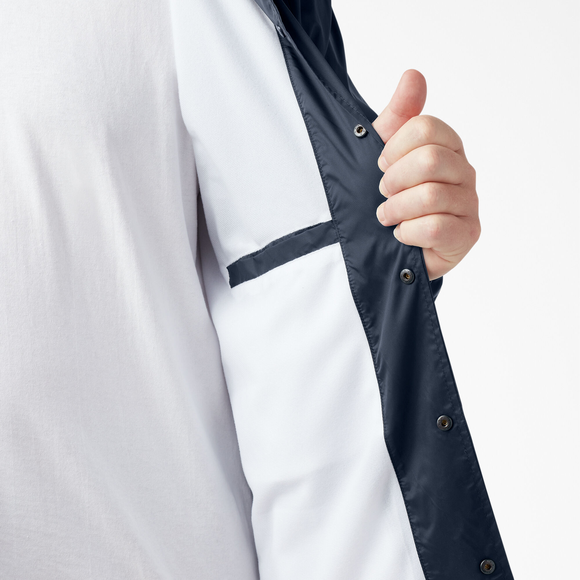 Snap Front Nylon Jacket for Men | Dickies - Dickies US