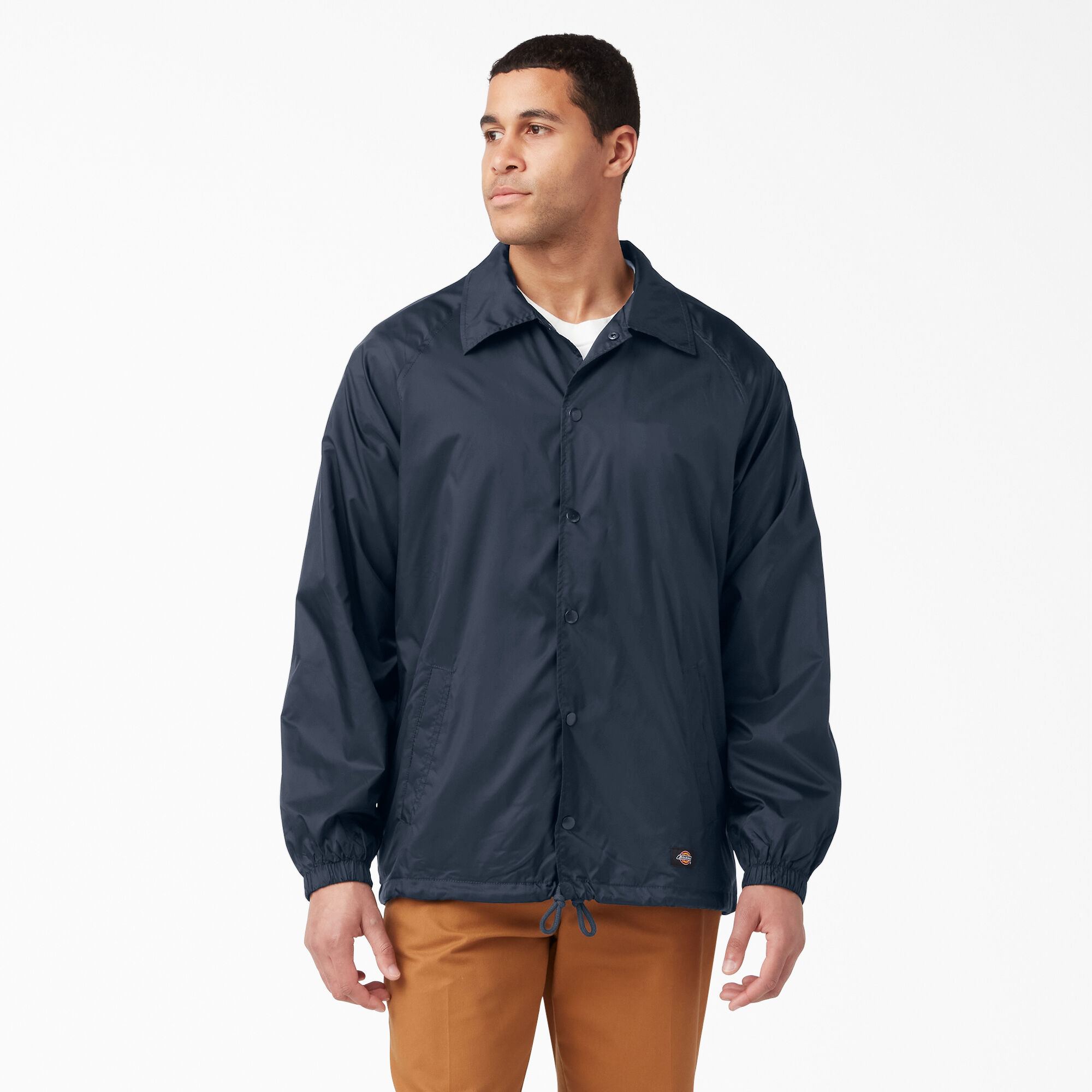 Snap Front Nylon Jacket for Men | Dickies - Dickies US