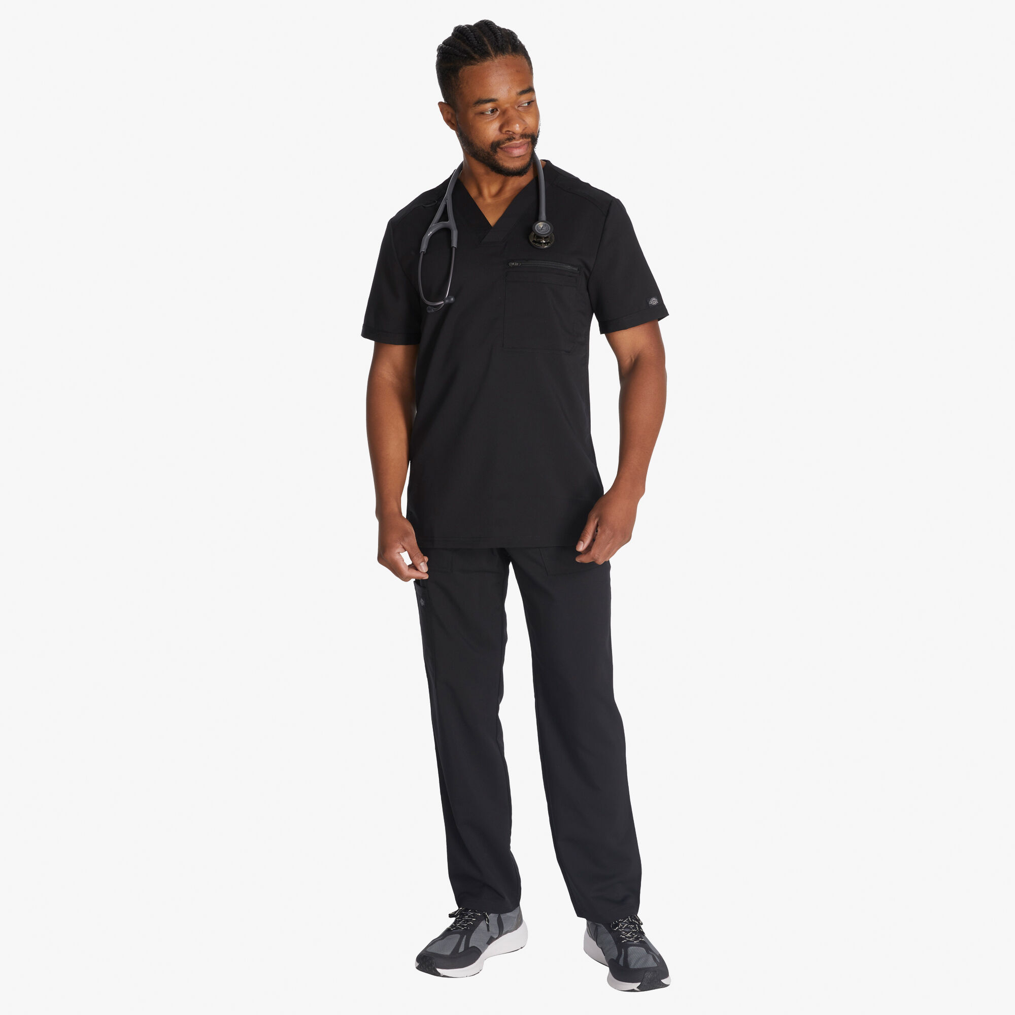 Men's Balance Tuckable V-Neck Scrub Top - Dickies US