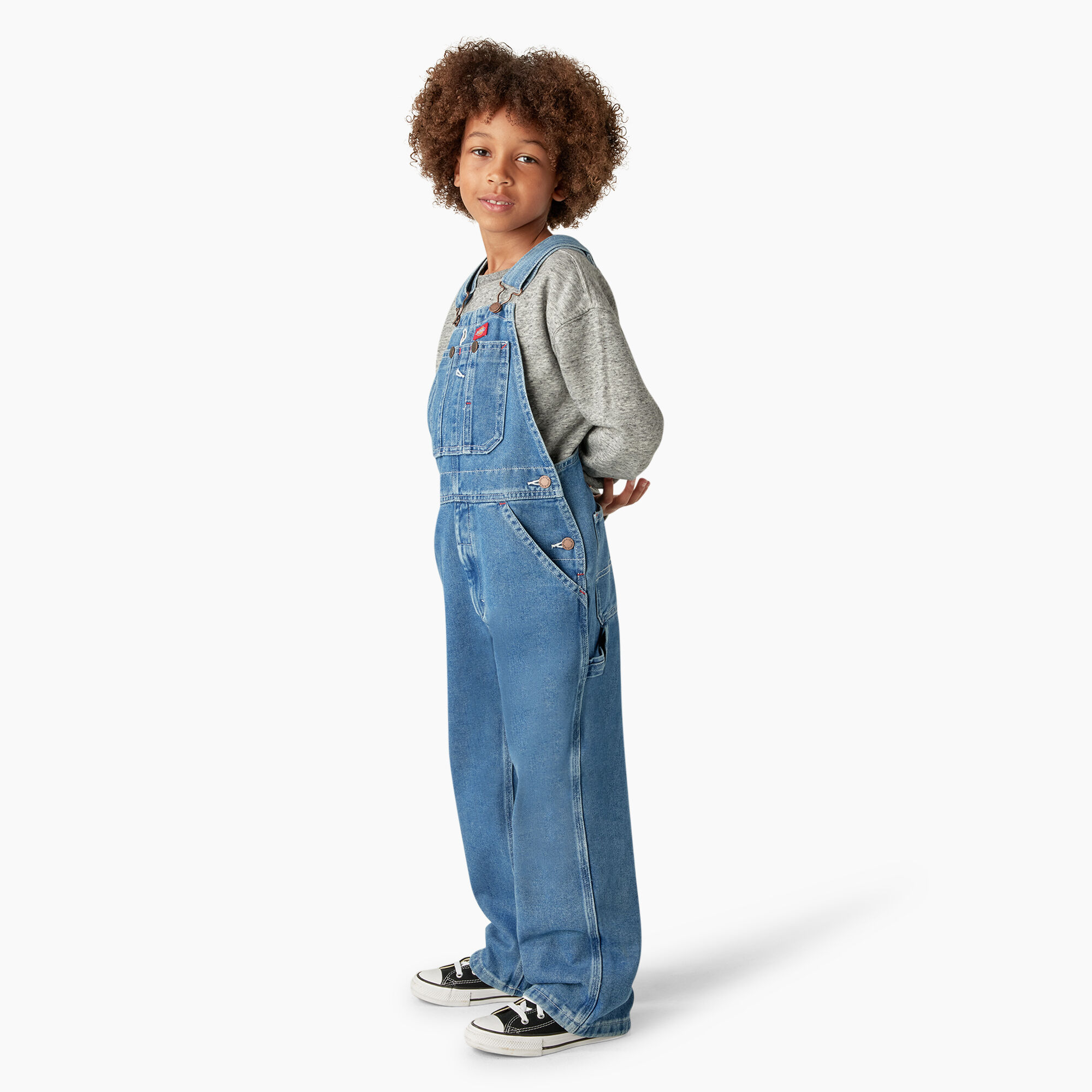 Kids Denim Bib Overalls, 4-20 | Kids | Dickies - Dickies US