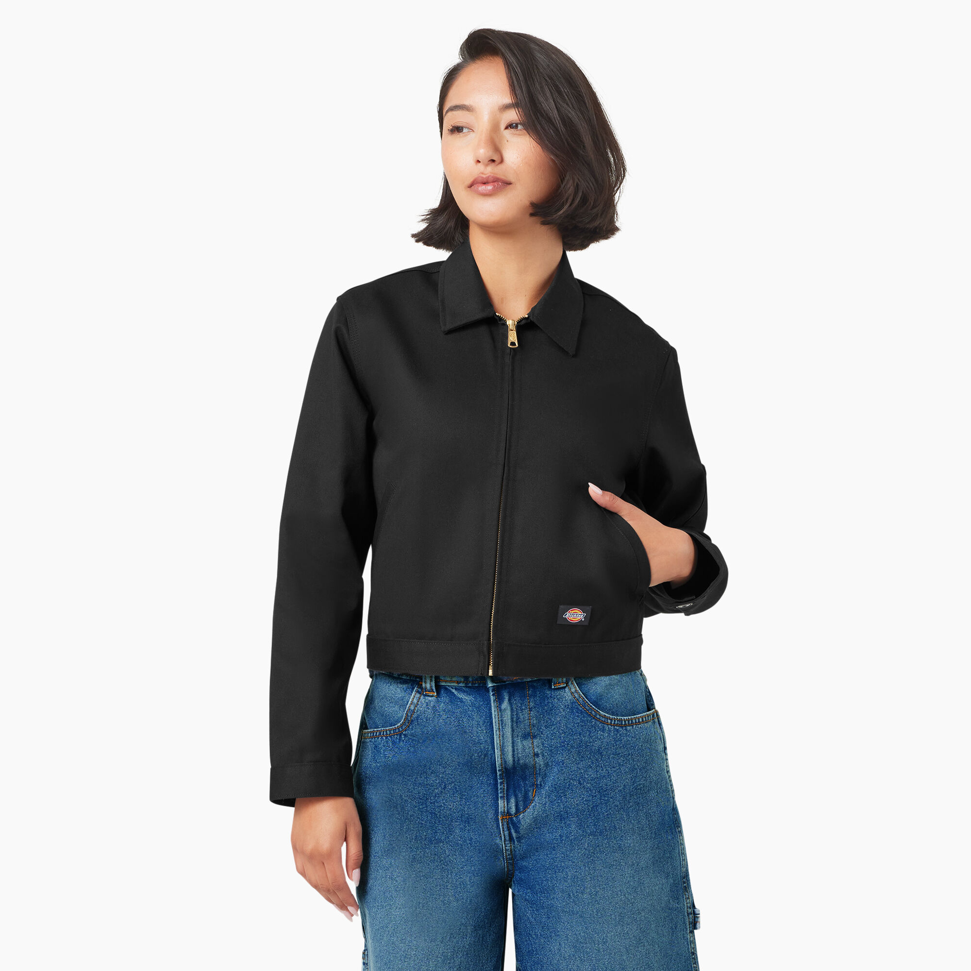 Women’s Unlined Cropped Eisenhower Jacket - Dickies US