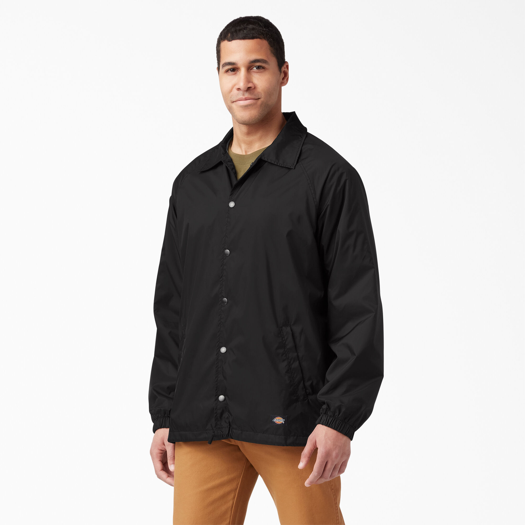 Snap Front Nylon Jacket for Men | Dickies - Dickies US