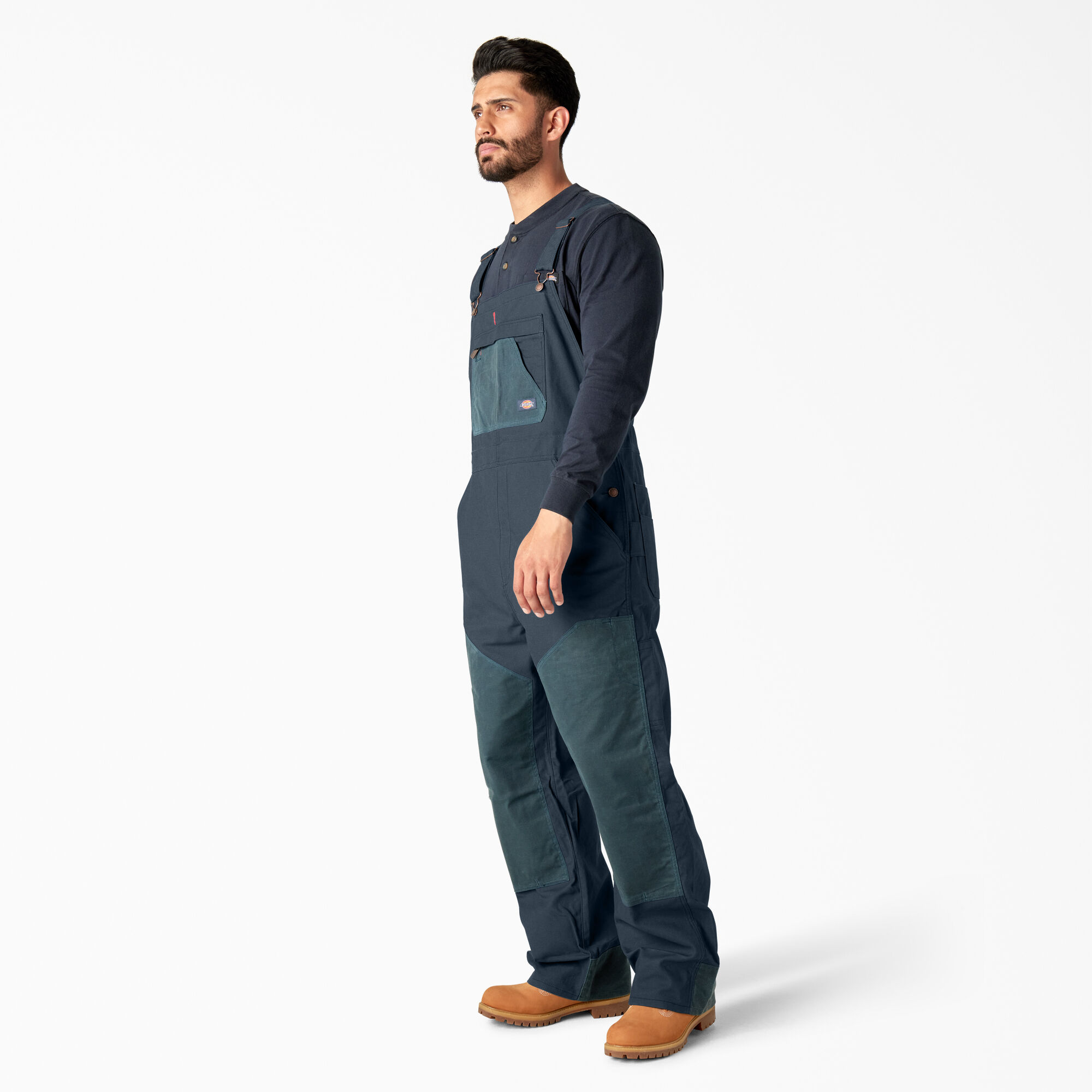 Men's Waxed Canvas Double Front Bib Overalls - Dickies US