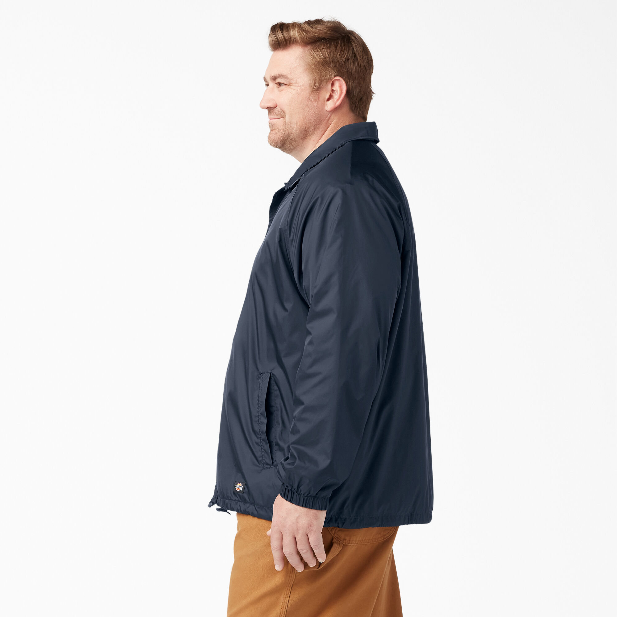 Snap Front Nylon Jacket for Men | Dickies - Dickies US