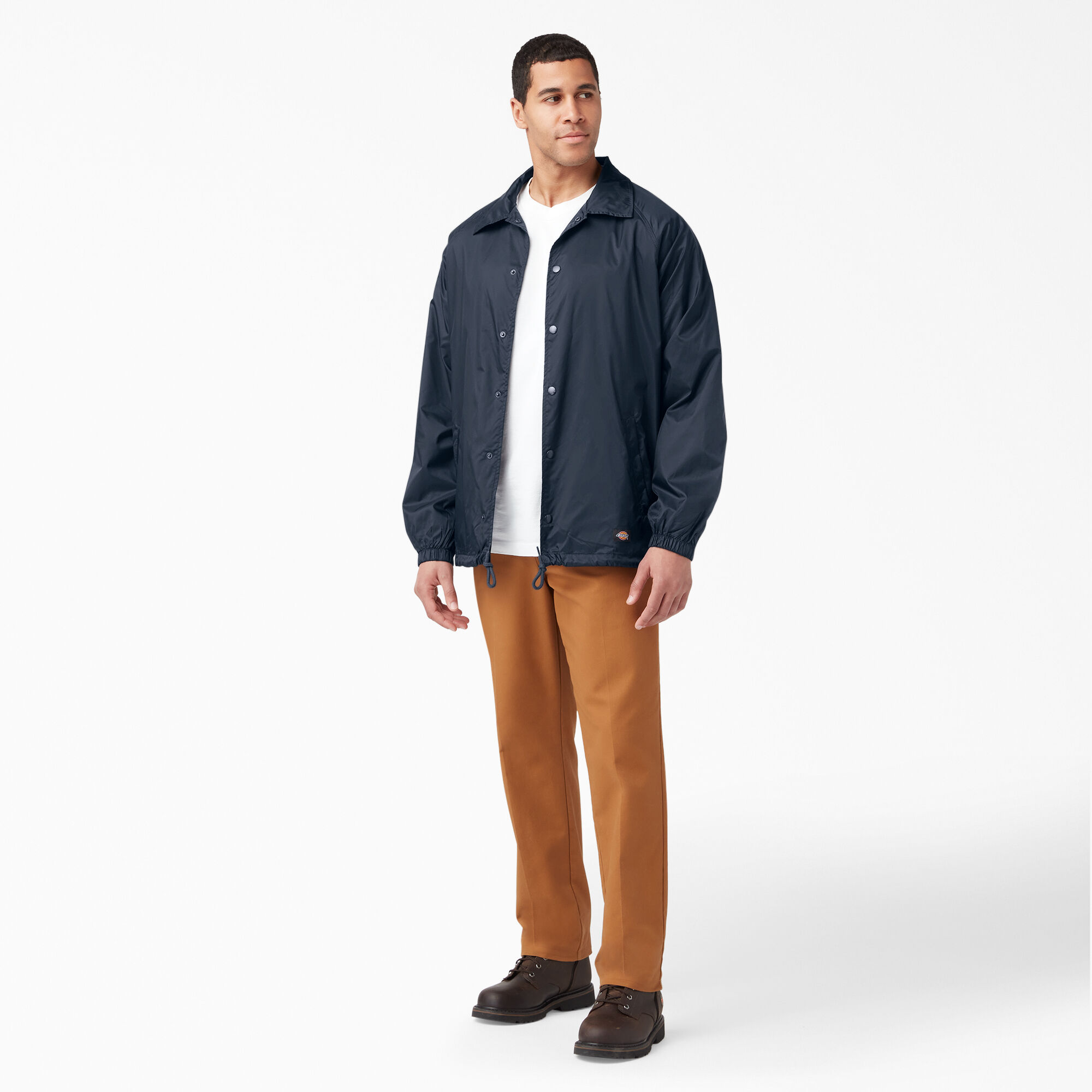 Snap Front Nylon Jacket for Men | Dickies - Dickies US