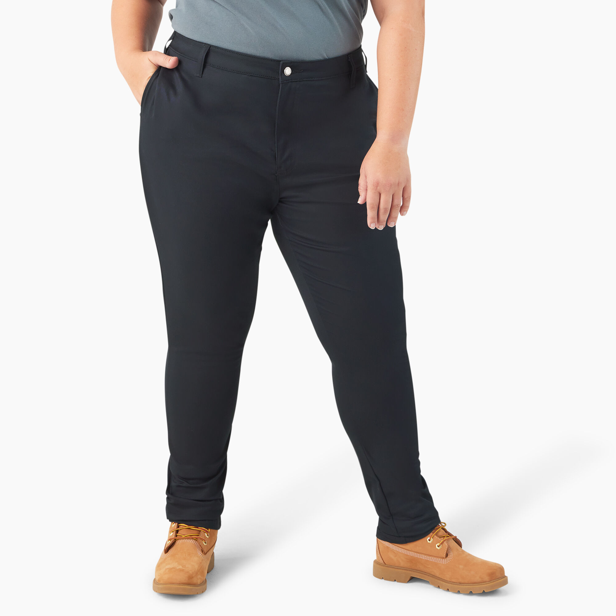 black work pants plus size
